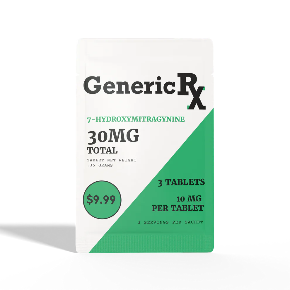 Generics – 10mg – 30ct – Discount Kratom